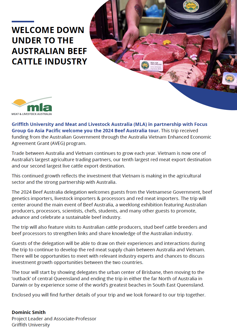 Welcome Messages - Asia Beef Network